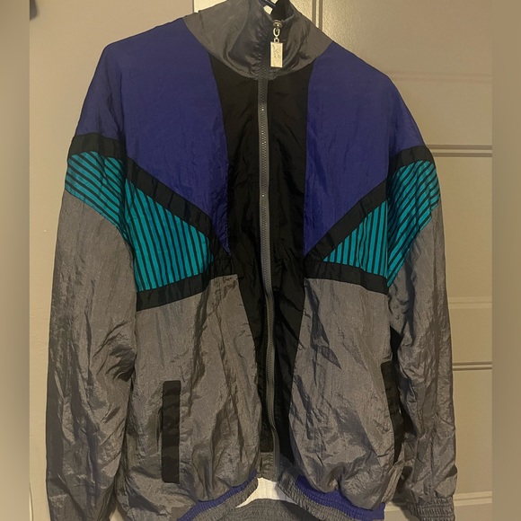 Jackets & Coats | Vintage Vizov Windbreaker Size Xlarge Amazing ...